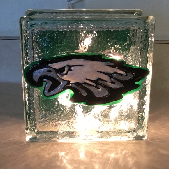 Hand Crafted | Accents | New Made To Order Eagles Light Up Block | Poshmark